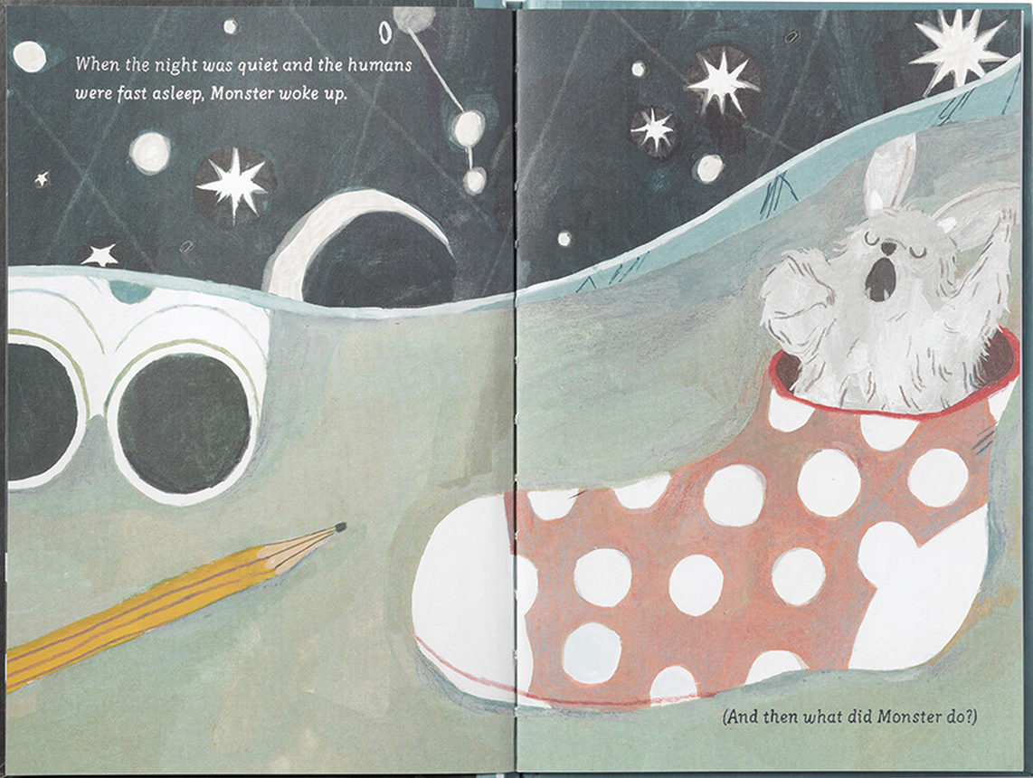 Good Night Monster Storybook Kit: Stuffed Monster with What Did the ...