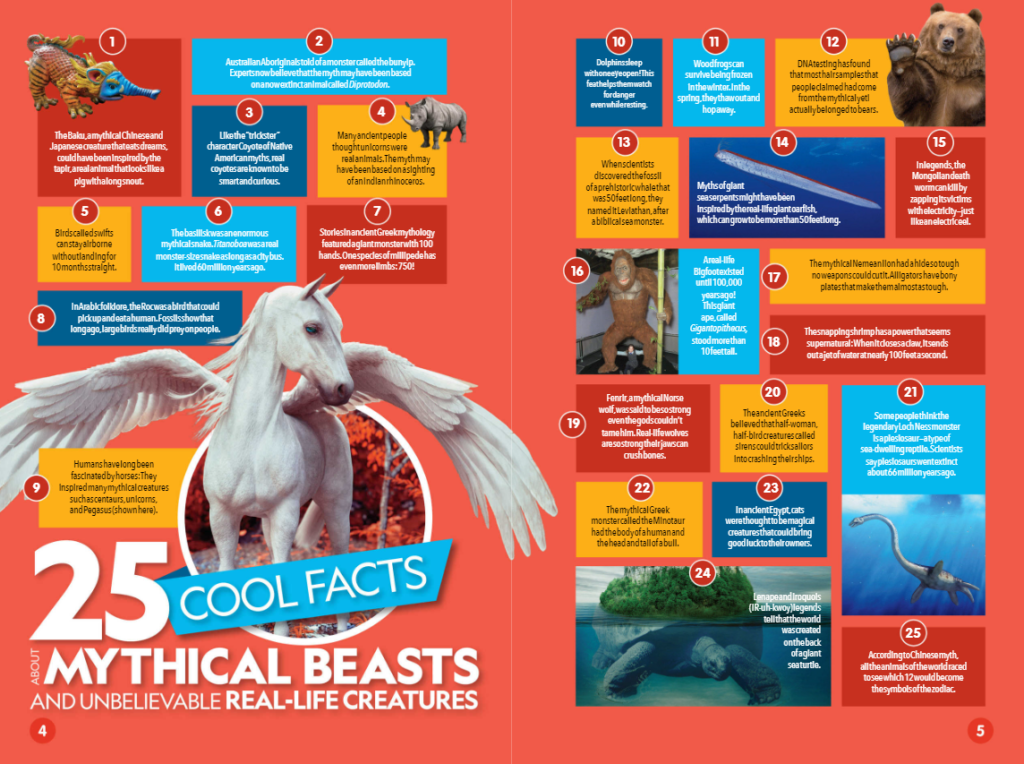 National Geographic Kids’ Mythical Beasts: 100 Fun Facts About Real ...